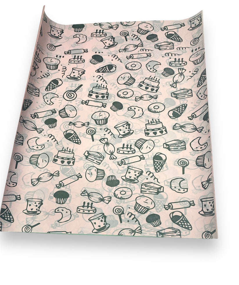 Papel antigrasa Repostería Rosado - 100 unidades – DISTRIBUIDORA ...